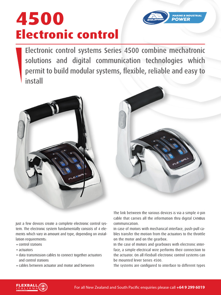 Flexball 4500 Electronic Control Systems | PDF | Mechanical Engineering ...