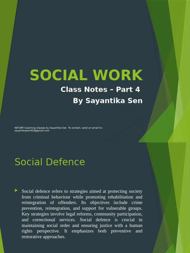 Social Work Class Notes 4 | PDF | Social Work | Empowerment