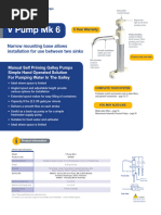 Summit Pump Model 2196 Specifications | PDF