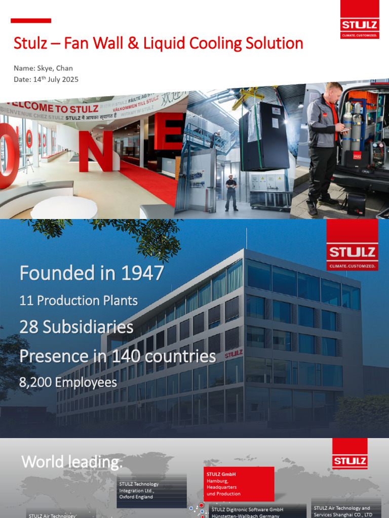 Stulz Fan Wall & Liquid Cooling Solution | PDF | Data Center