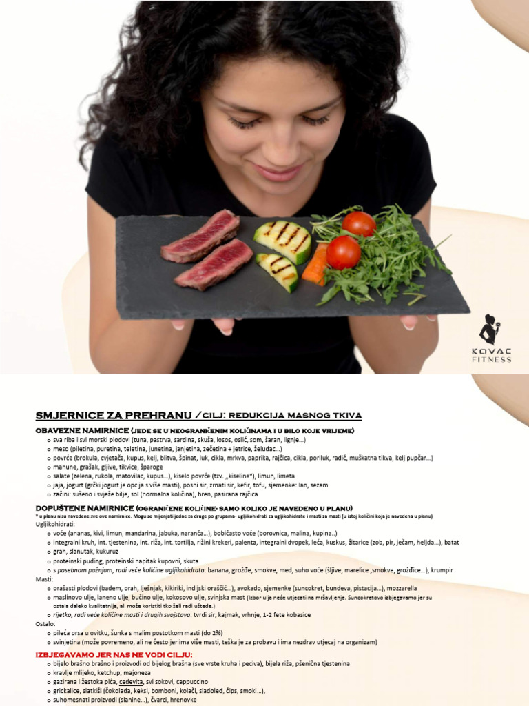 Plan Prehrane Mrsavljenje | PDF