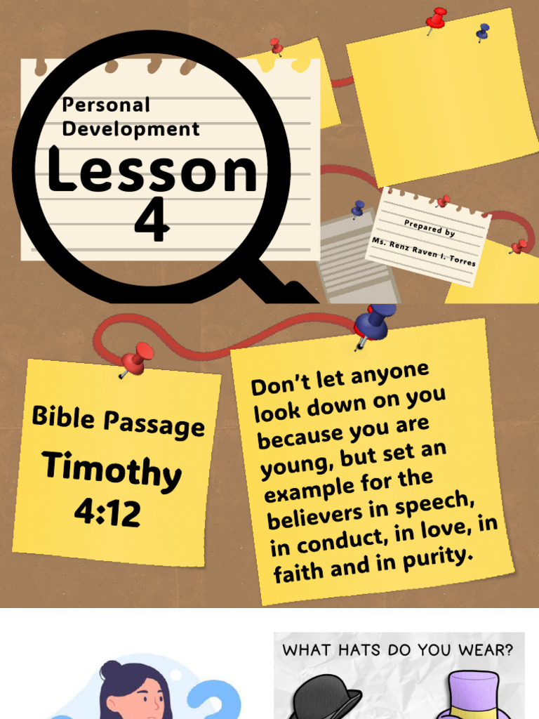 Personal Development, Lesson 4 | PDF