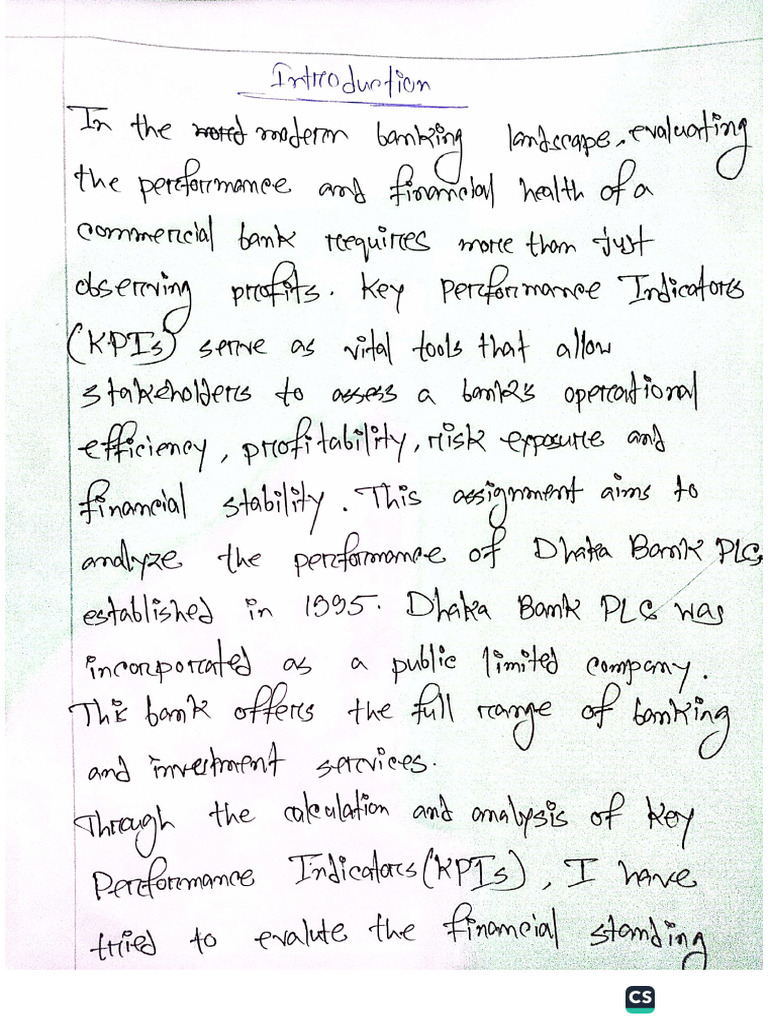 Commercial Bank MGT (Assignment 01) | PDF