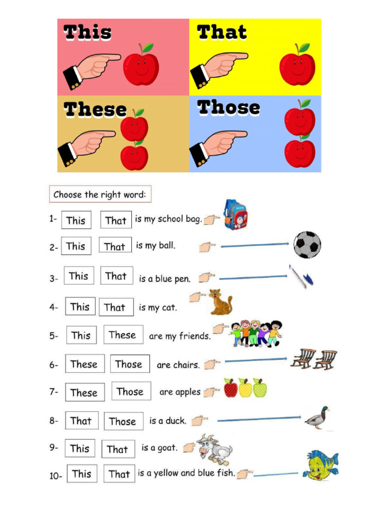 Demonstrative Pronouns | PDF