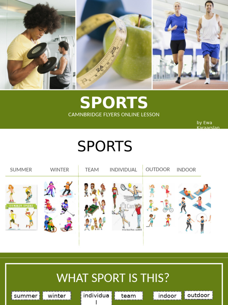 Sports Conversation Topics Dialogs Flashcards Picture Des 123422 | PDF