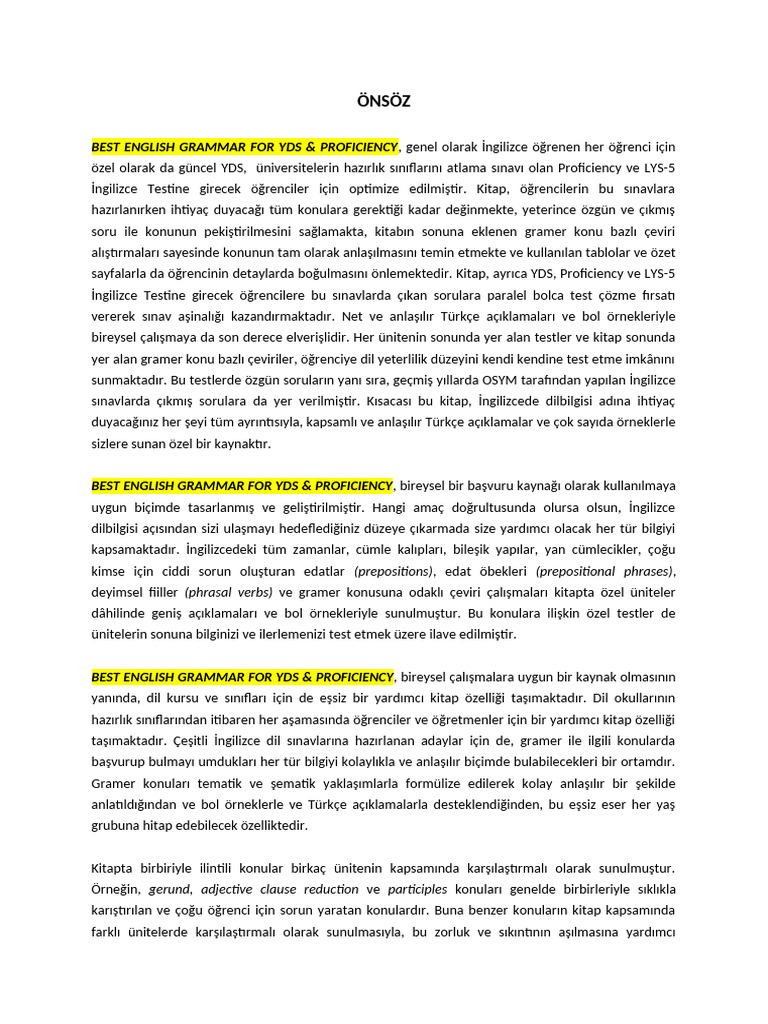Best English Grammar - Onsoz | PDF