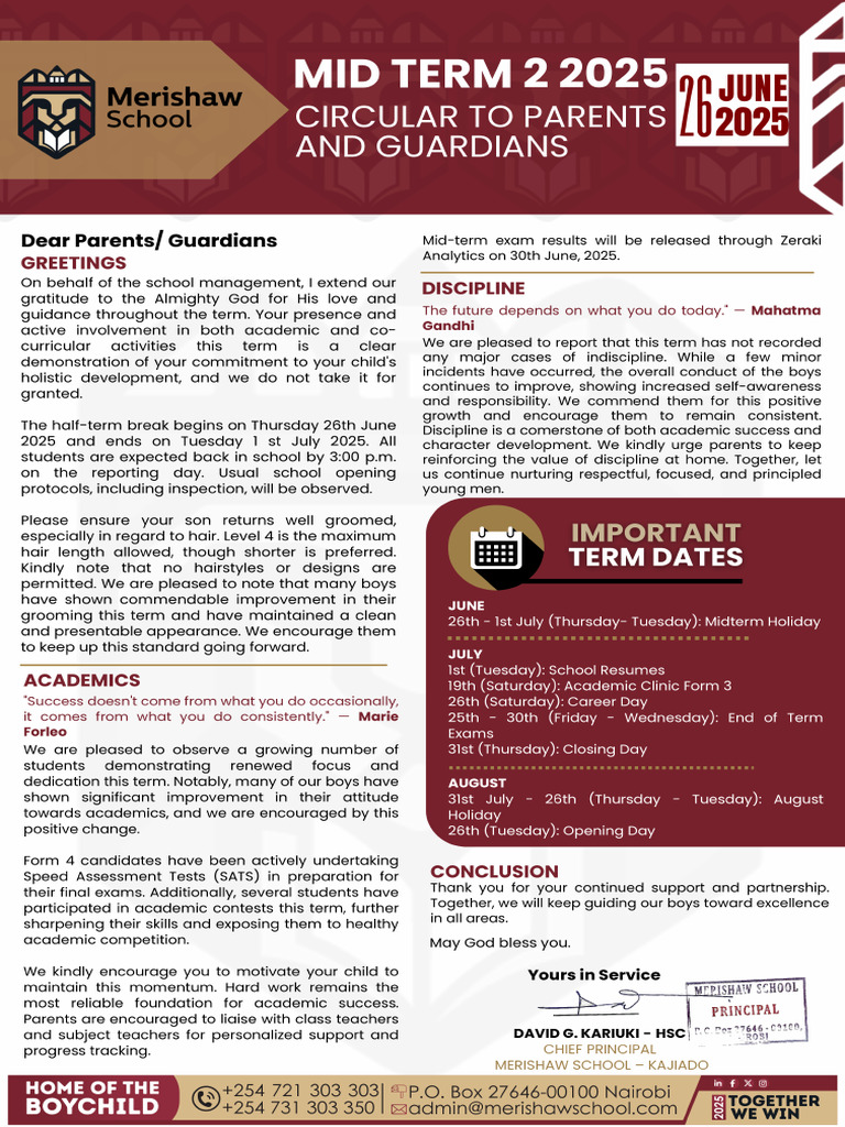 Mid Term 2 Circular-1 | PDF