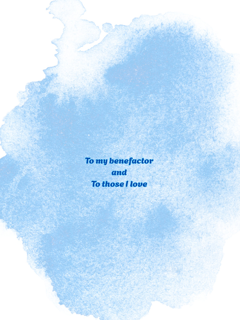 Blue Watercolor Simple Elegant Flowers Background Document A4 ...