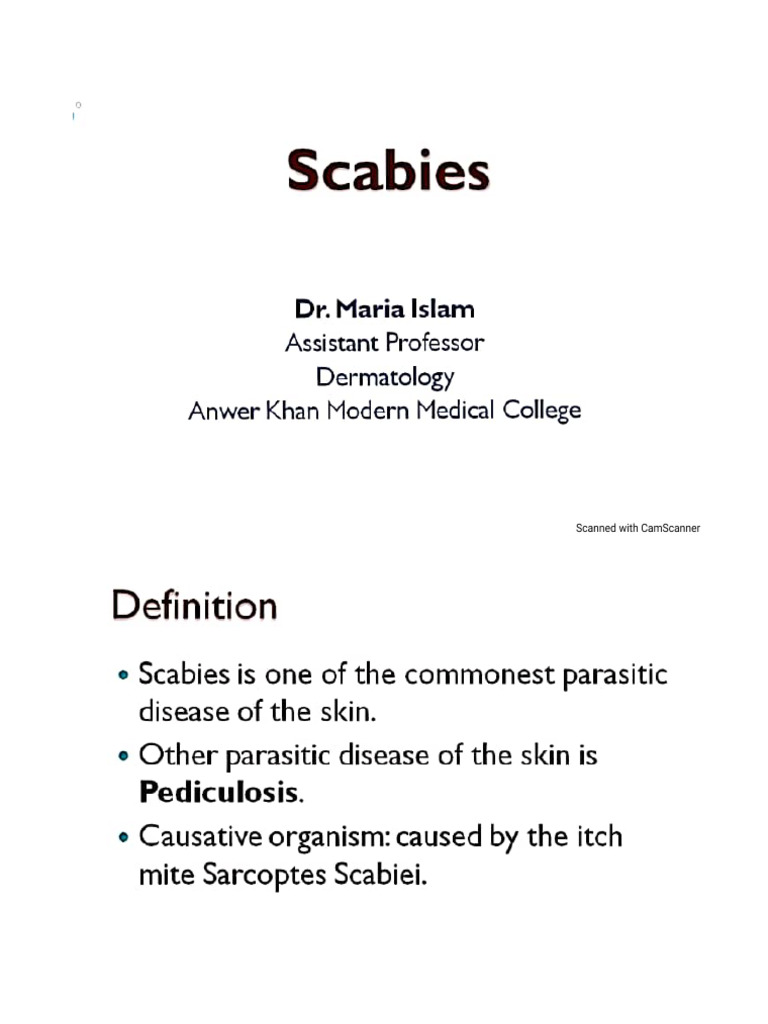 Akmmc Scabies | PDF