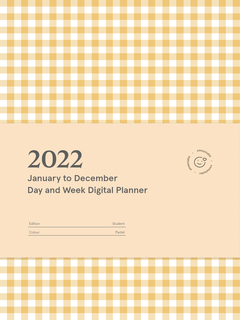 2022 Digital Student Planner Sample | PDF