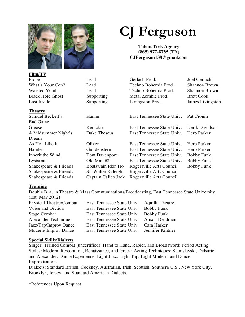 Film Television Resume | PDF | Language Arts & Discipline | Art