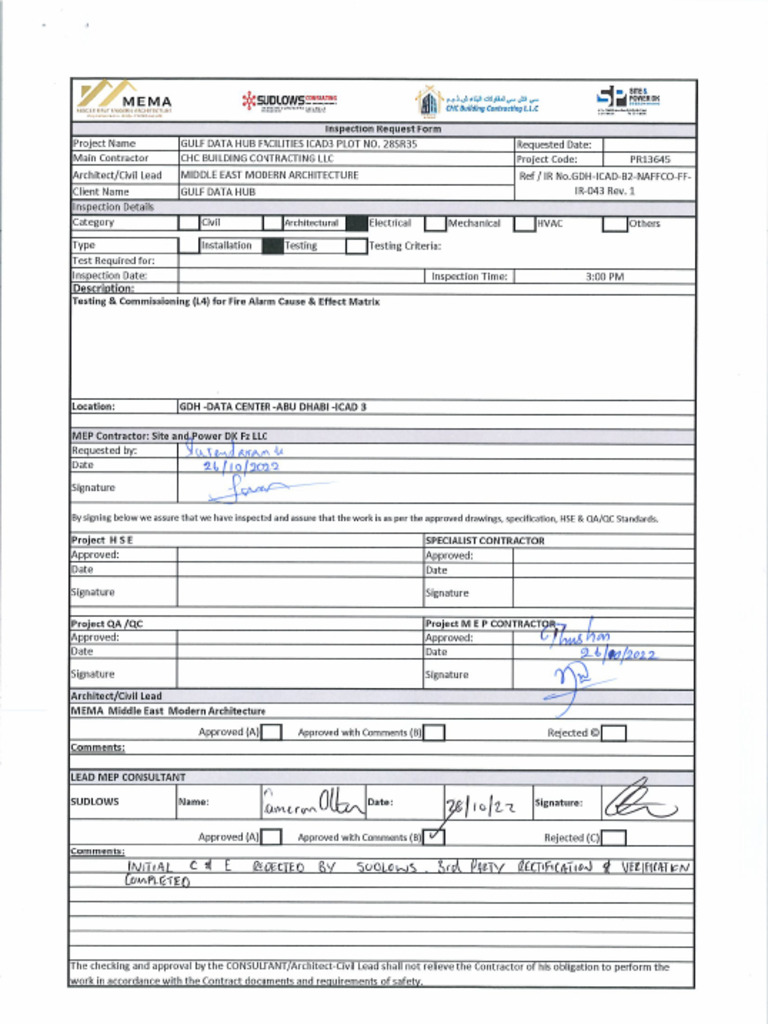 Gdh-icad-b2-Naffco-ff-ir-043 Rev. 1 - T&C (l4) For Fire Alarm Cause ...