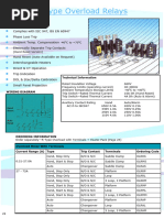 L&T Overload Relays | PDF | Components | Electrical Equipment