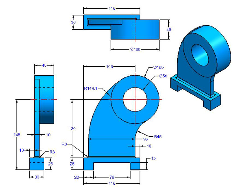 AutoCAD - 3D - Exercise - 4 | PDF