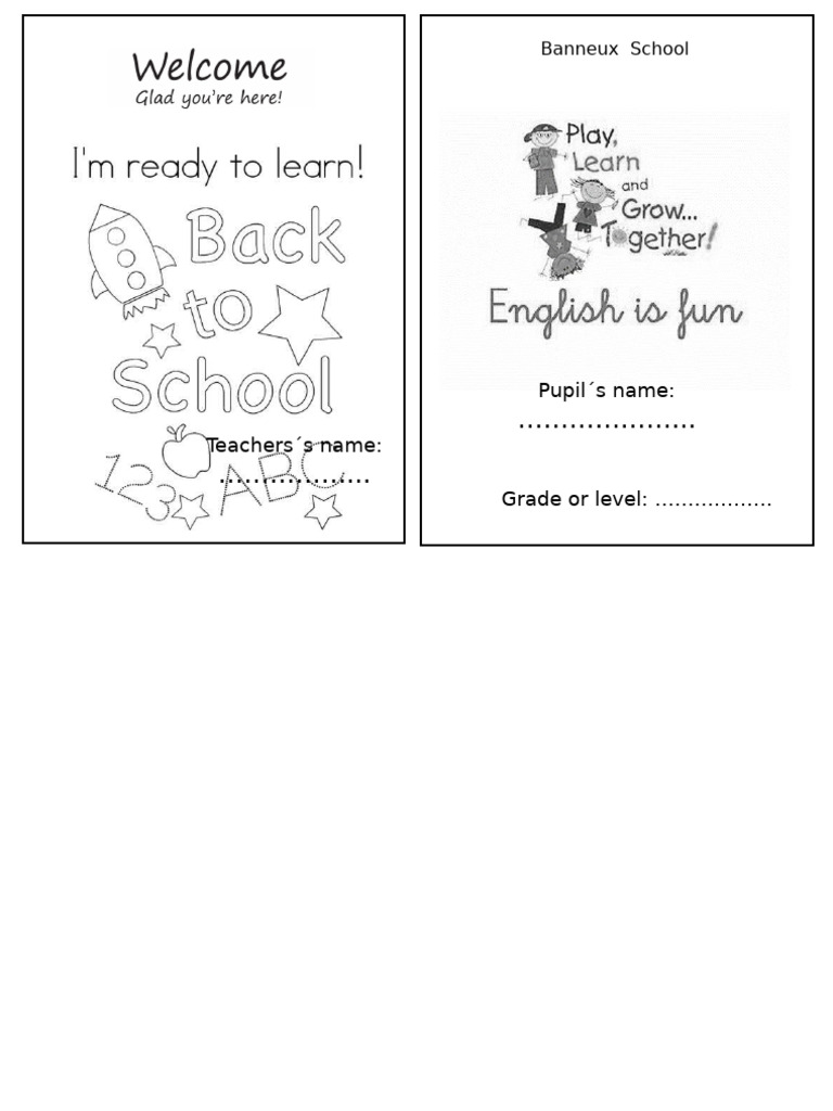 Printable 3rd y 4th Grade Welcomeback 2024 | PDF