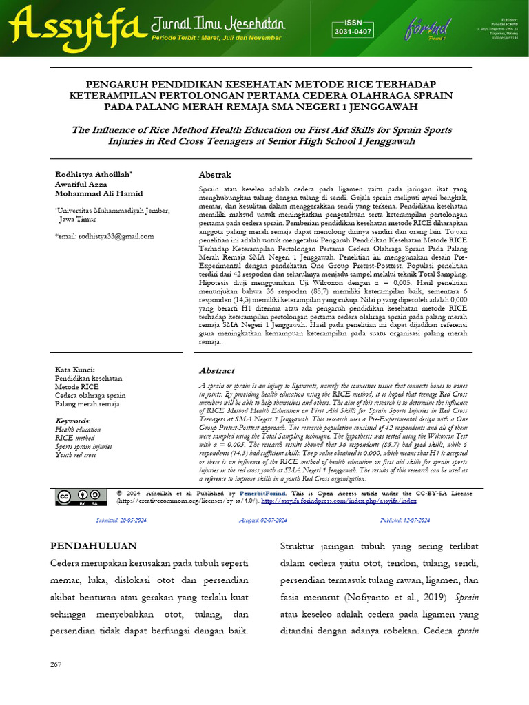 Pengaruh Metode RICE pada PMR Remaja | PDF