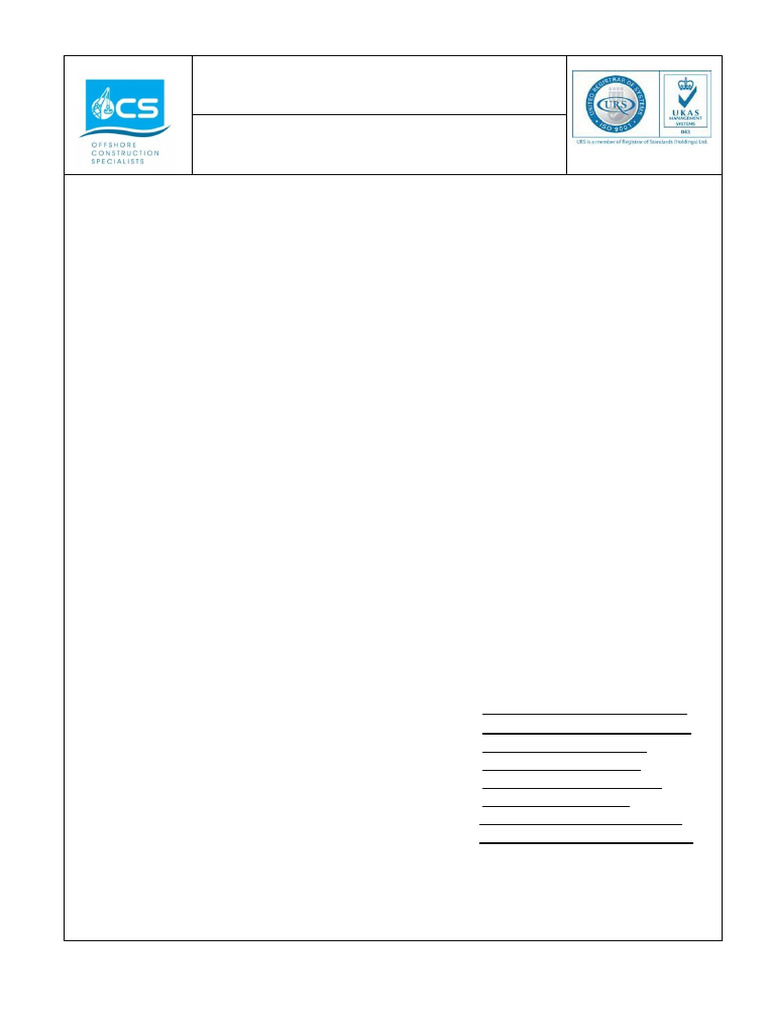 Topside Floatover Pre-Qualification Guide | PDF