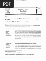Appelbaum Criteria for Patient Capacity | PDF | Dementia | Medical ...