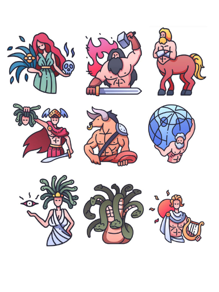 Stickers Lautaro Mitologia | PDF