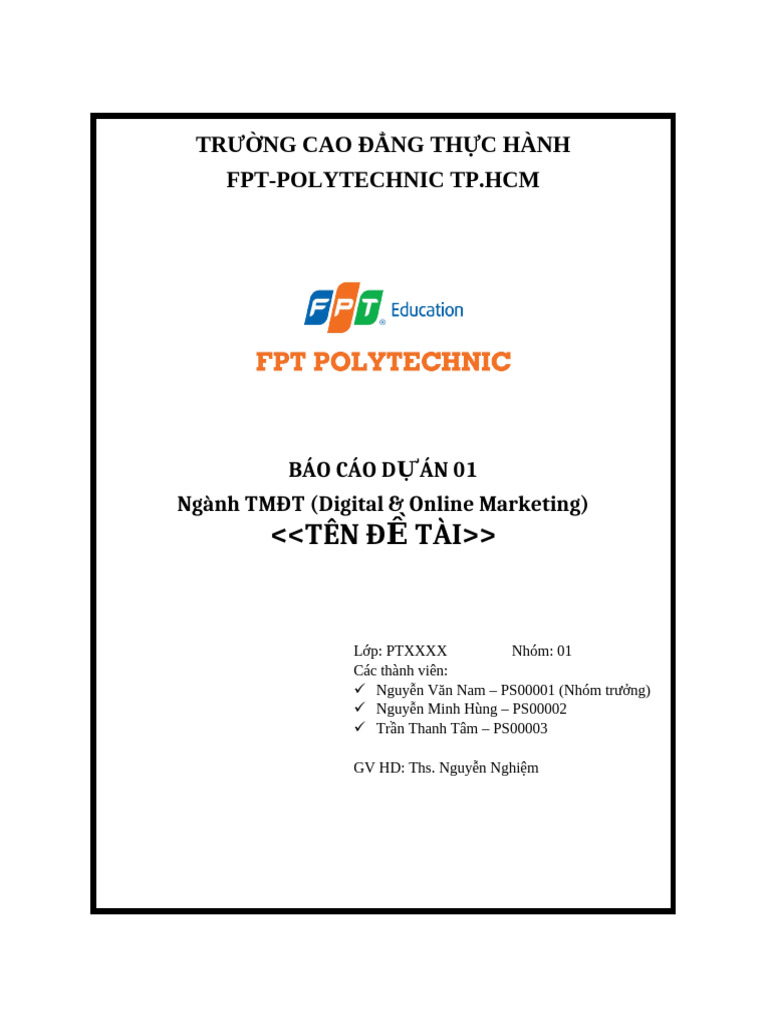 PRO1131 - Mau Bao Cao | PDF