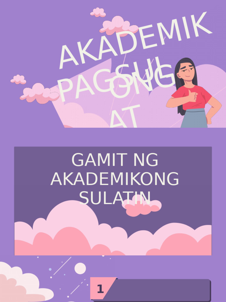Akademikong Pagsulat | PDF