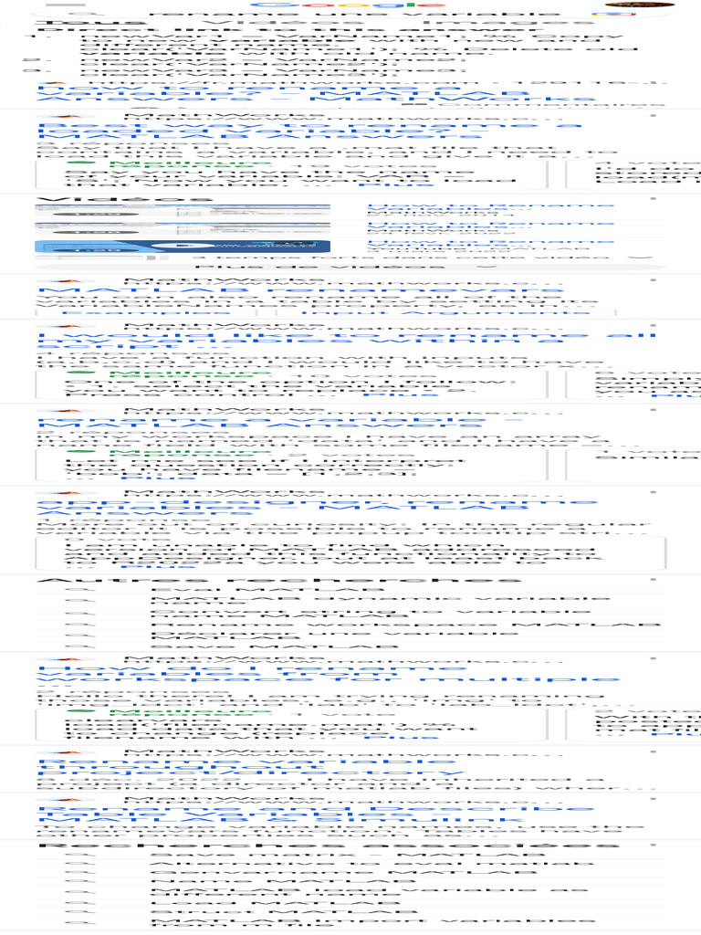 Rename Une Variable Matlab - Recherche Google | PDF | Matlab | Computer ...
