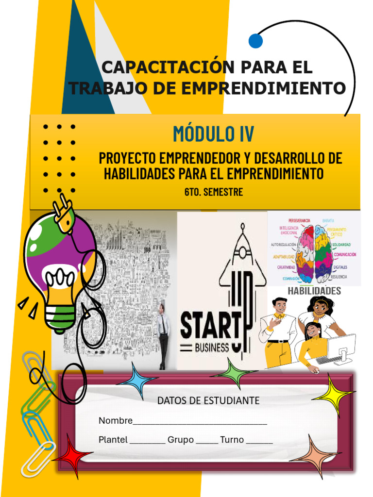 emprendimiento 6to | PDF | Evaluación | Iniciativa empresarial