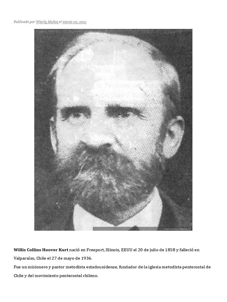 Semblanza de Willis Collins Hoover | PDF | metodismo
