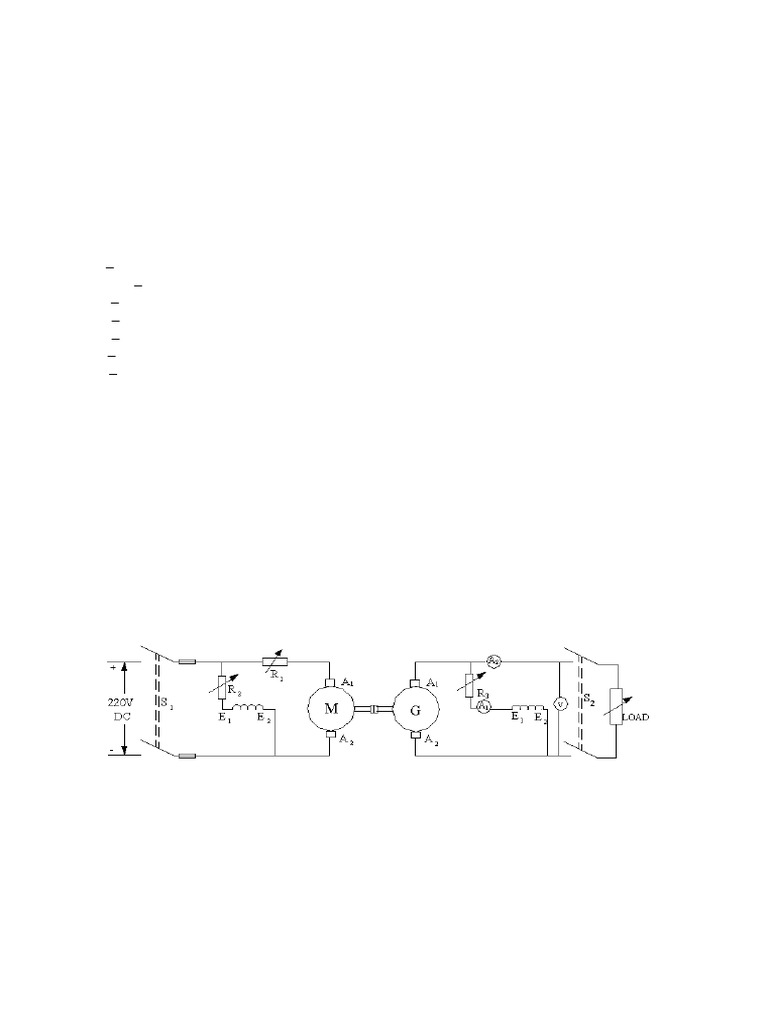 Load Characteristics of DC Shunt Generator | PDF