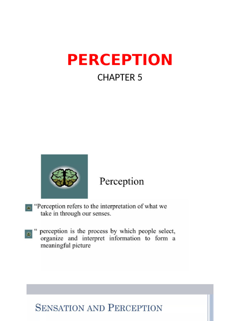 Understanding Sense and Mental Perception | PDF | Perception | Senses