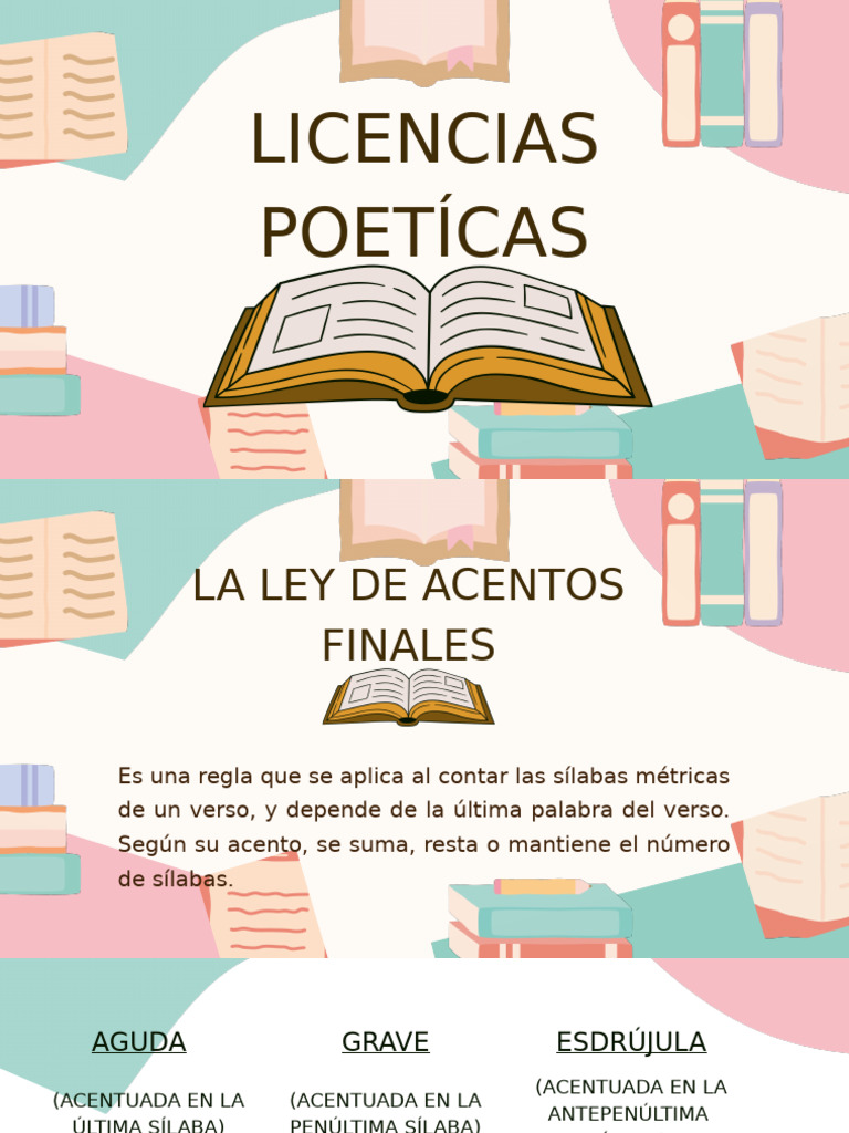 Ley de Acentos Finales en Versos | PDF | Metro (poesía) | Poética