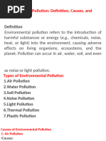 Pollution Presentation | PDF