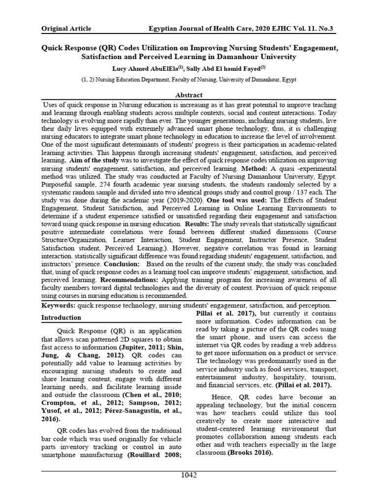 2020_Quick Response (QR) Codes Utilization on Improving Nursing Students' Engagement ...