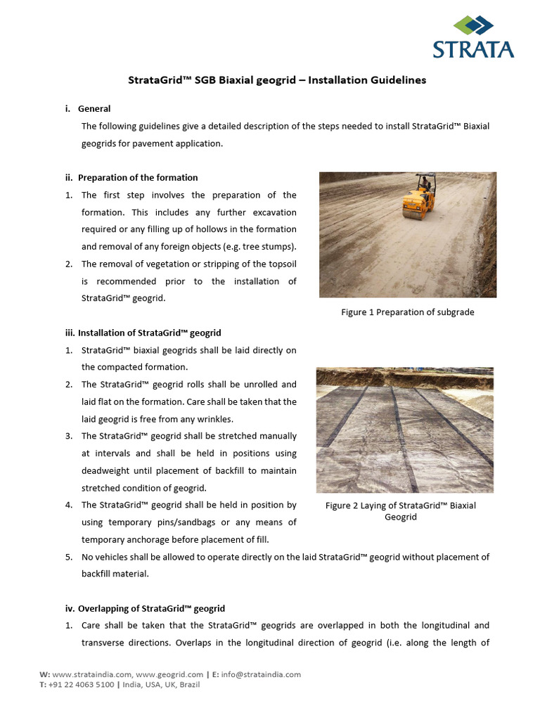 SGB Grid Installation Guidelines | PDF
