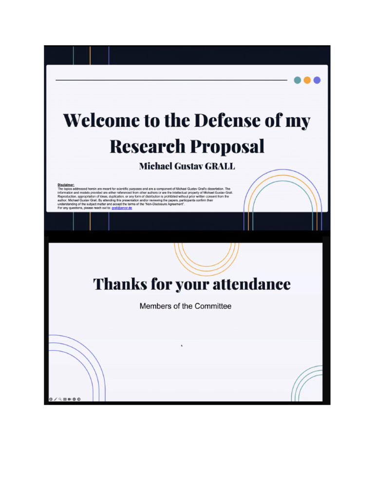 Proposal Defend Michael Grall | PDF