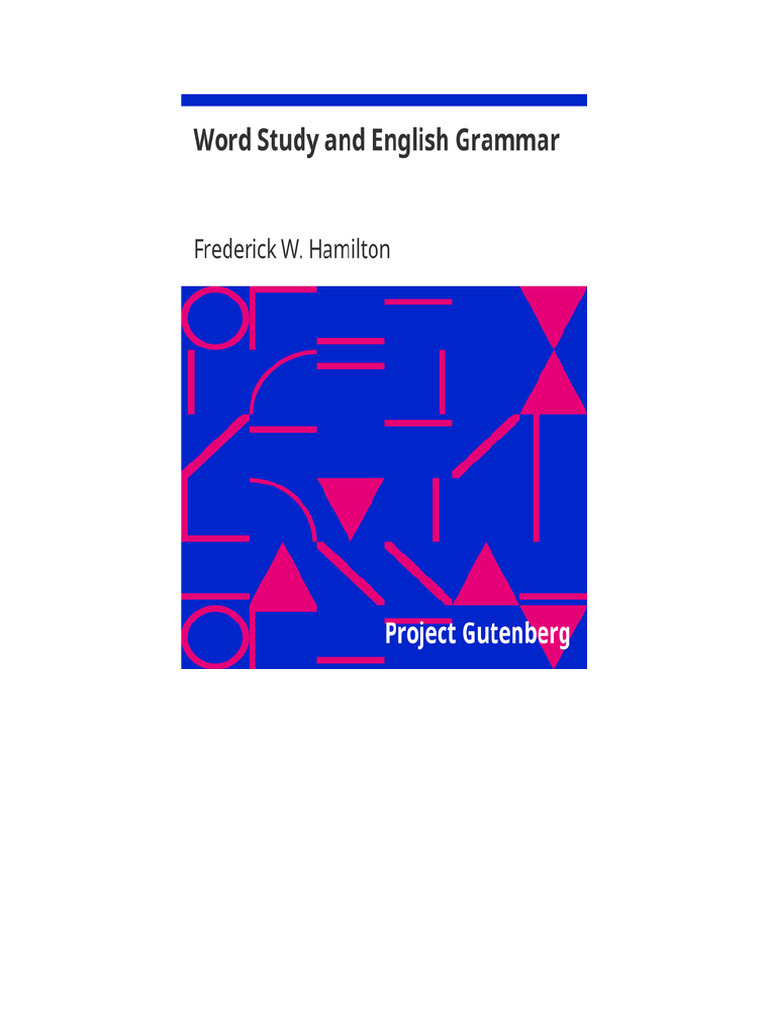 Book Title: Word Study and English Grammar | PDF | Grammatical Number ...