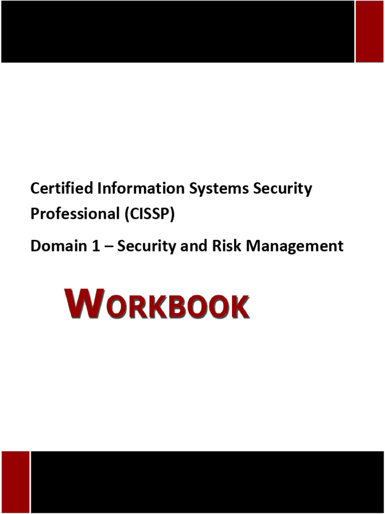 CISSP Security and Risk Management Overview | PDF | Information ...