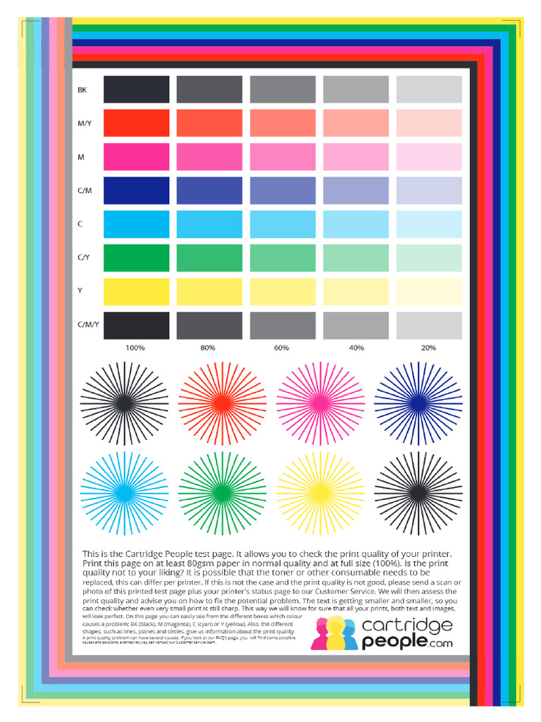 Toner Print Quality Sheets Colour - Toner - Print - Quality - Sheets ...