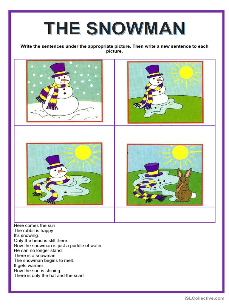 Picture Story - The Snowman | PDF