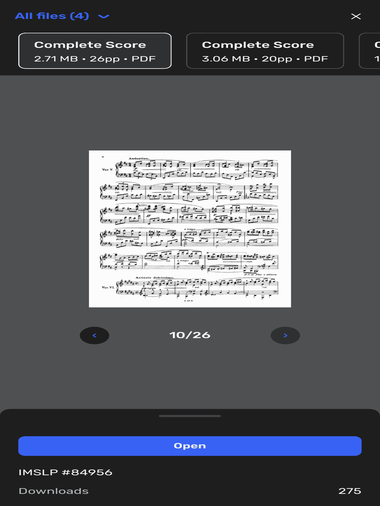 Variations On A Polish Folk Theme, Op.10 - IMSLP Free Sheet Music PDF ...