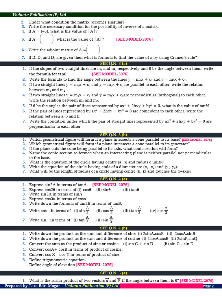 Dsahain Home Work Opt Math Class 10 | PDF | Euclidean Geometry ...