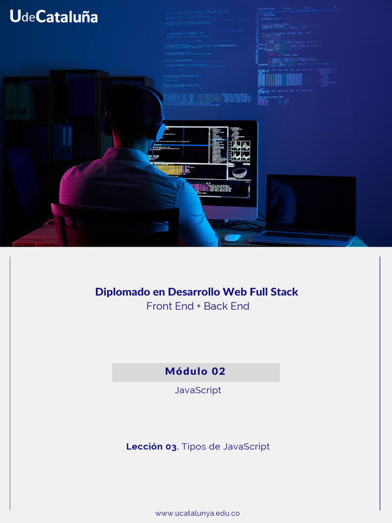 Leccion 03. Tipos de JavaScript | PDF