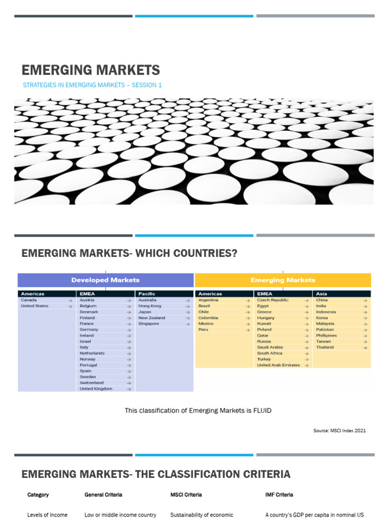 Strategies for Growth in Emerging Markets | PDF | Macroeconomics ...