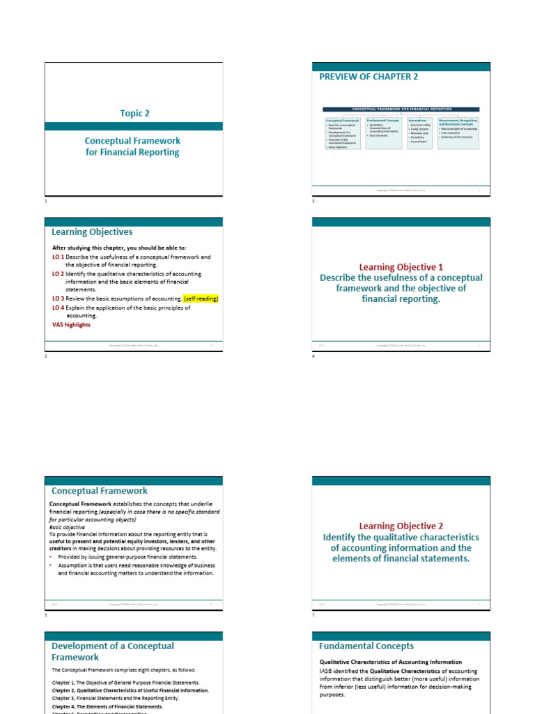 Conceptual Framework for Financial Reporting | PDF | Historical Cost ...