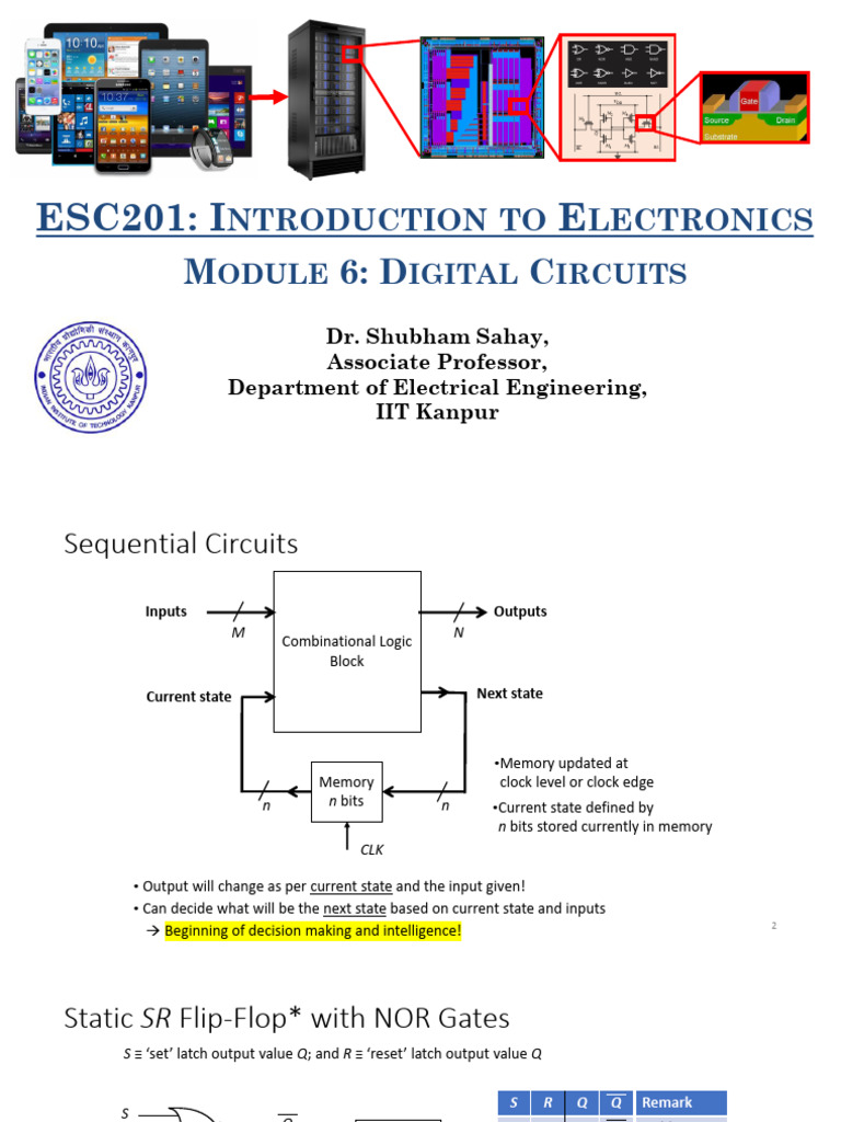 Ntroduction To Lectronics: ESC201: I E | PDF | Electronic Design | Electronics
