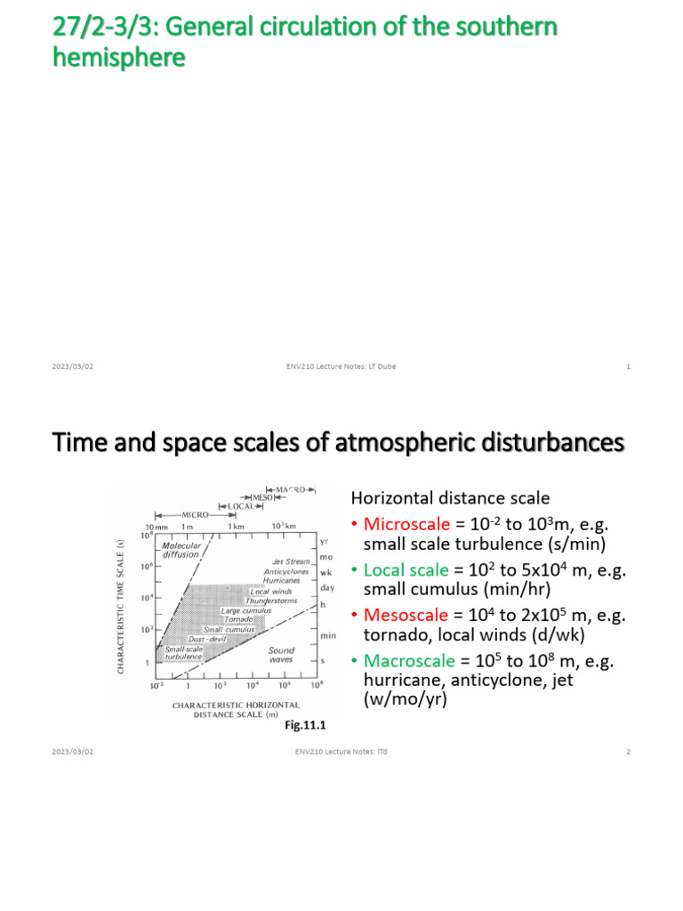 Notes - General Circulation of The Southern Hemisphere. | PDF ...