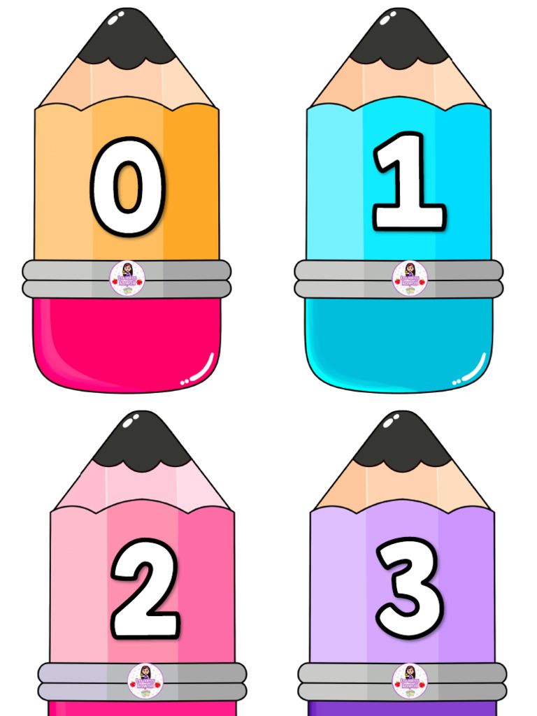 recta numerica lapices | PDF