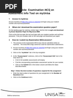 myUnisa Portfolio Submission Guide | PDF | Image Scanner | Mobile App