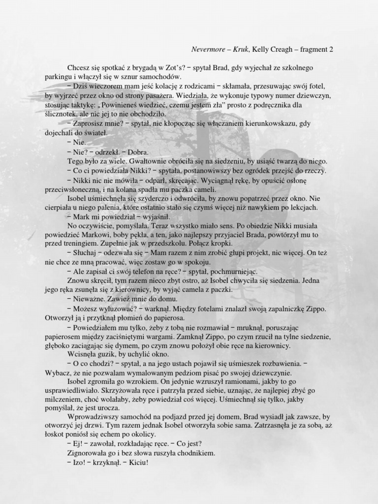 Nevermore. Kruk - Kelly Creagh | PDF