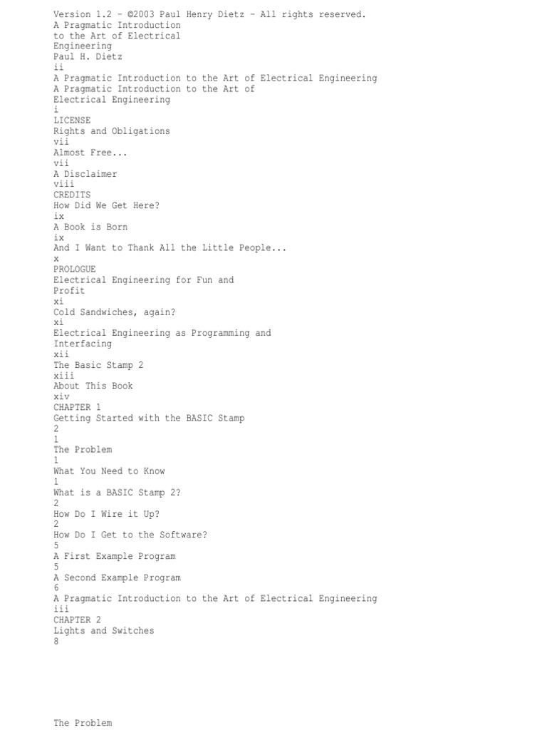 Electrical Engineering | PDF | Electric Current | Voltage